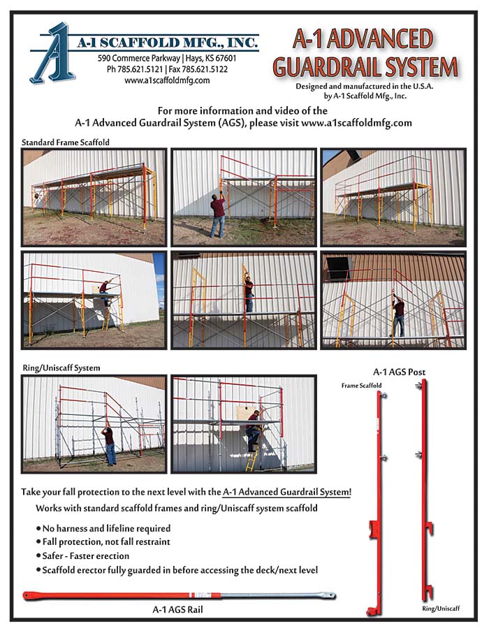 A-1 Scaffold Mfg., Inc. - Your source for quality scaffold, shoring and ...
